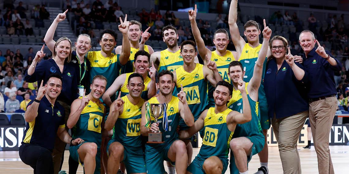 Australian Men's side claim historic win - Netball VIC